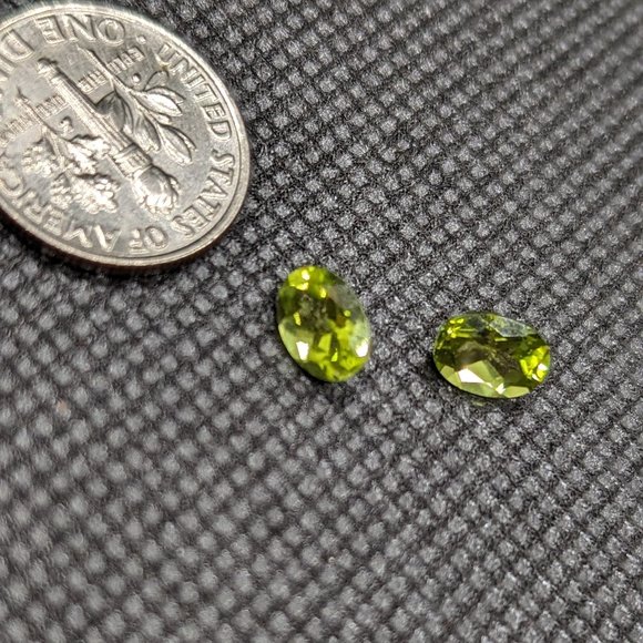 Jewelry | Set Of Ten Green Peridot Gems In Smallish Sizes | Poshmark